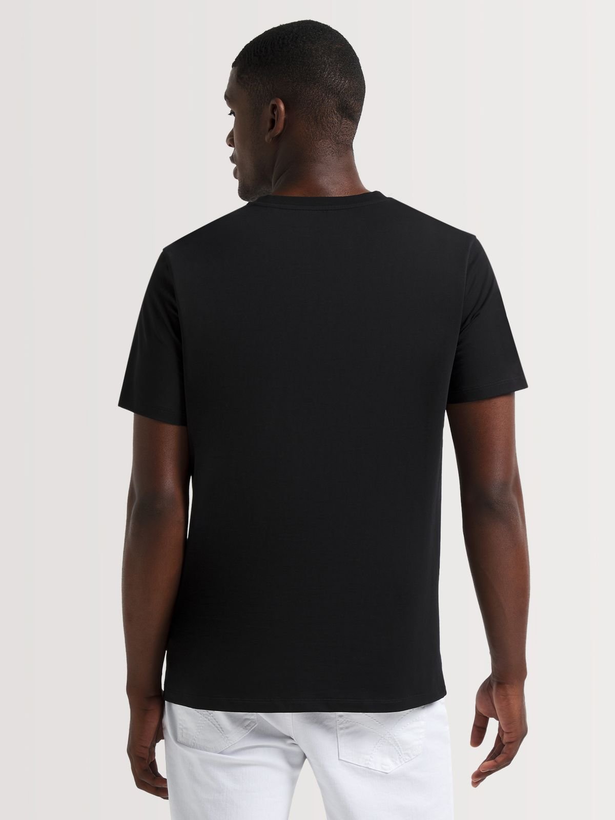 Fabiani Men's 2-Pack Crew Neck Black T-Shirt | Bash