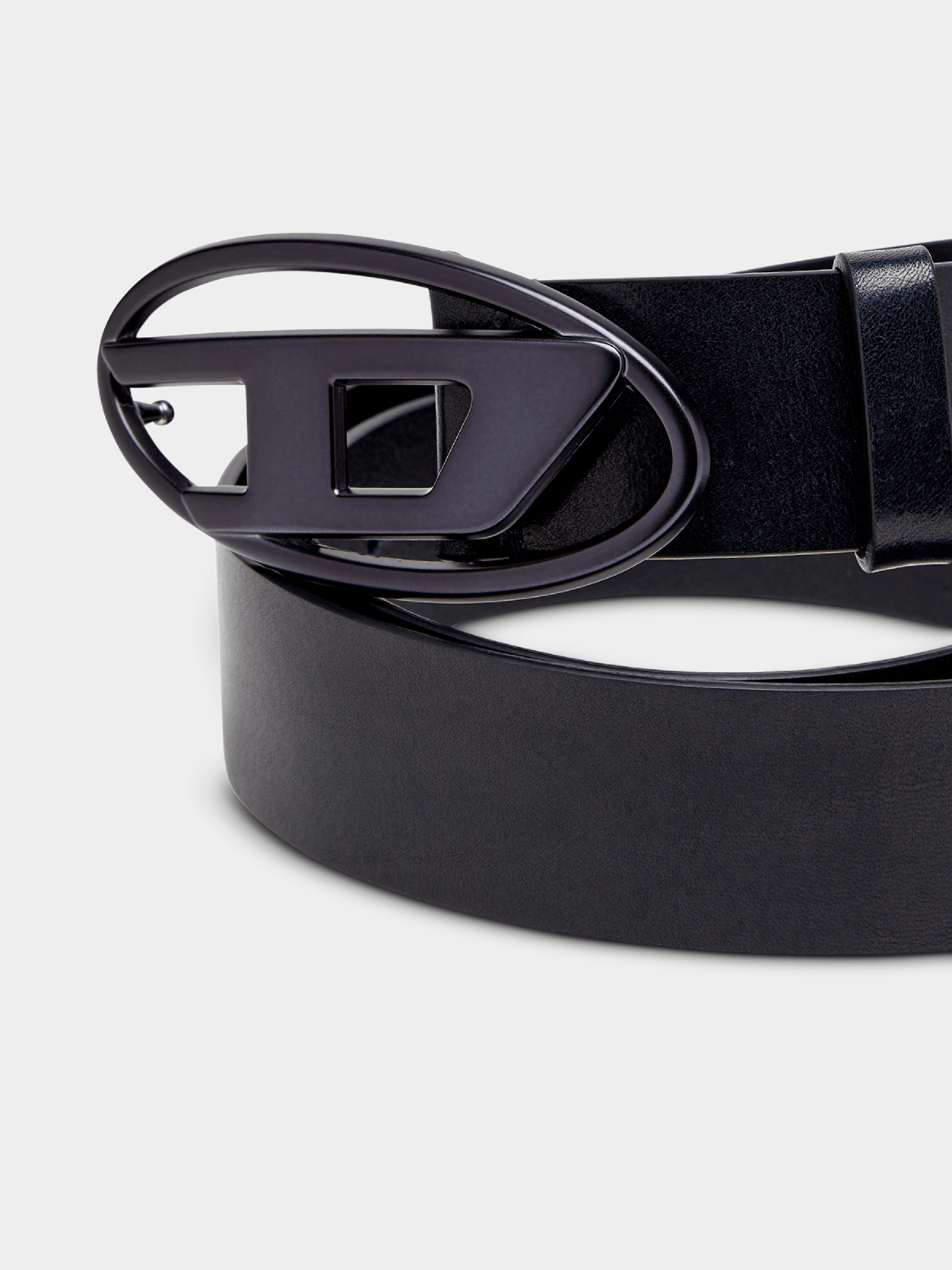 Men's Diesel Black Oval D Logo B-1Dr Belt | Bash
