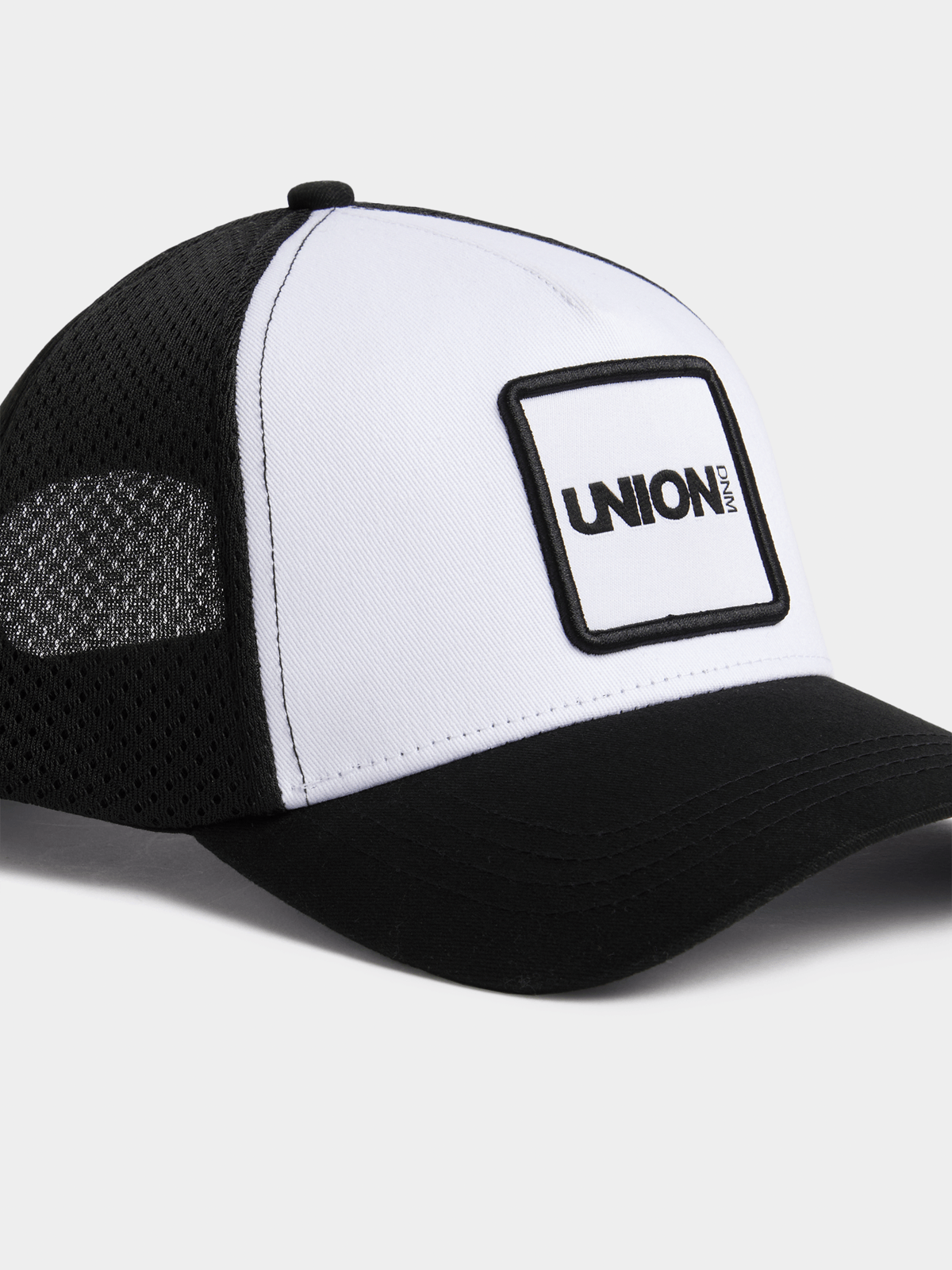 Union-DNM Men's Black/White Trucker Cap | Bash