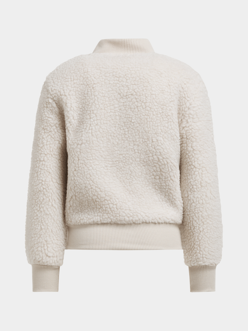 Exact Older Girl's White Borg Bomber Jacket | Bash