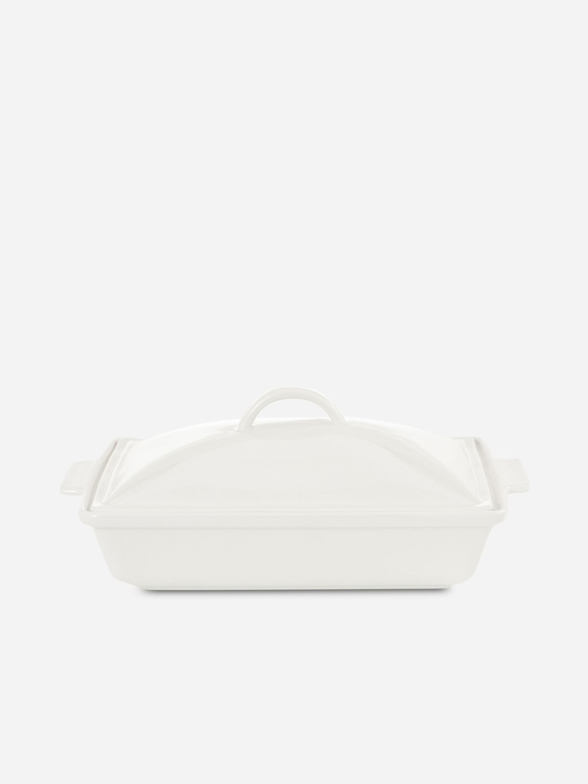 Aurora Rectangle Porcelain Casserole With Lid 32cm | Bash