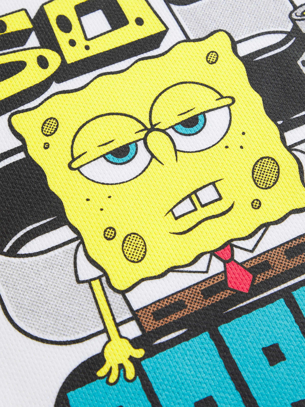 Boys Mesh Spongebob V-Neck Long Sleeve T-Shirt | Bash