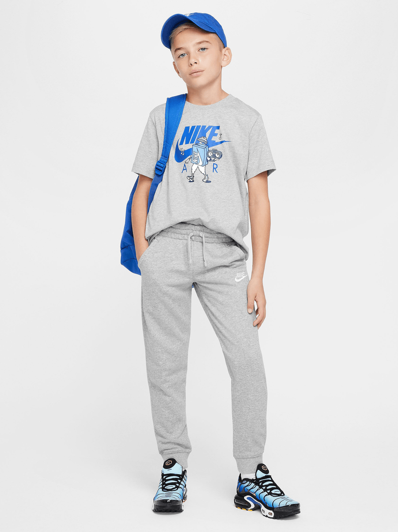 Nike Boys Sportswear Boxy Grey Tee | Bash