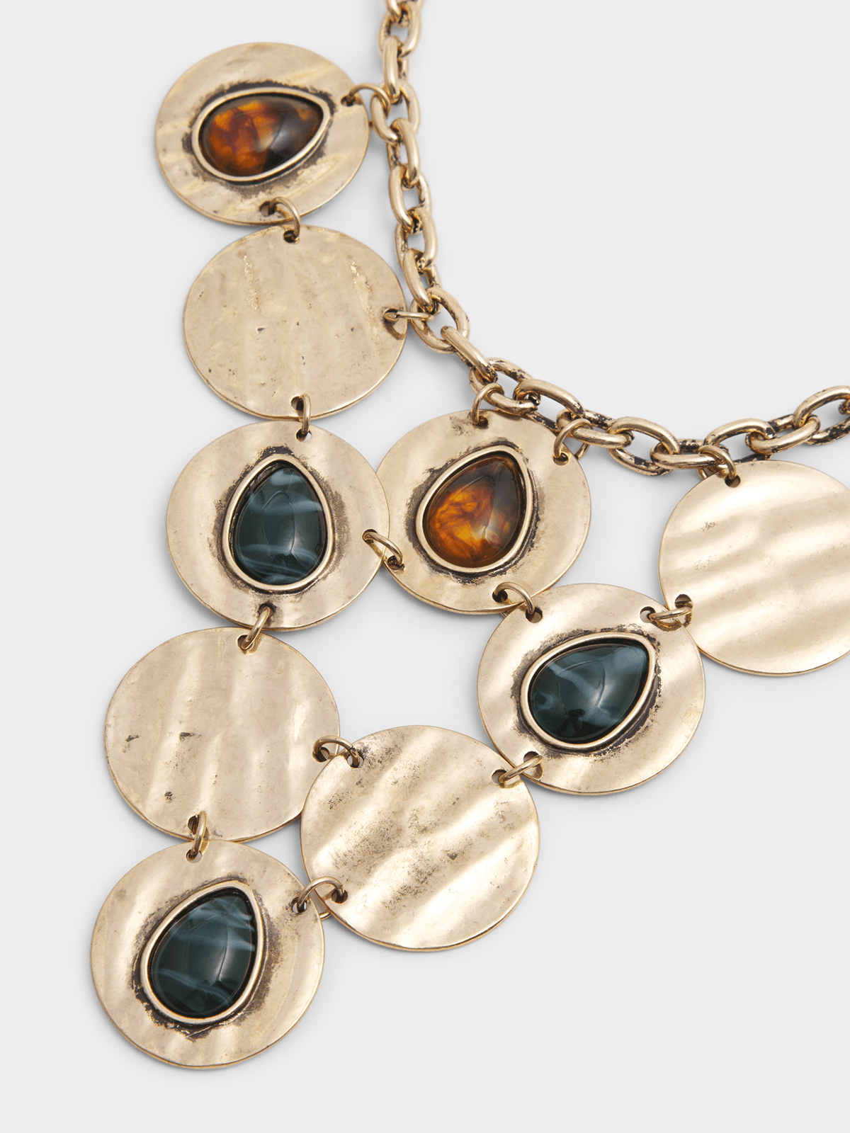 Links Necklace With Stones | Bash