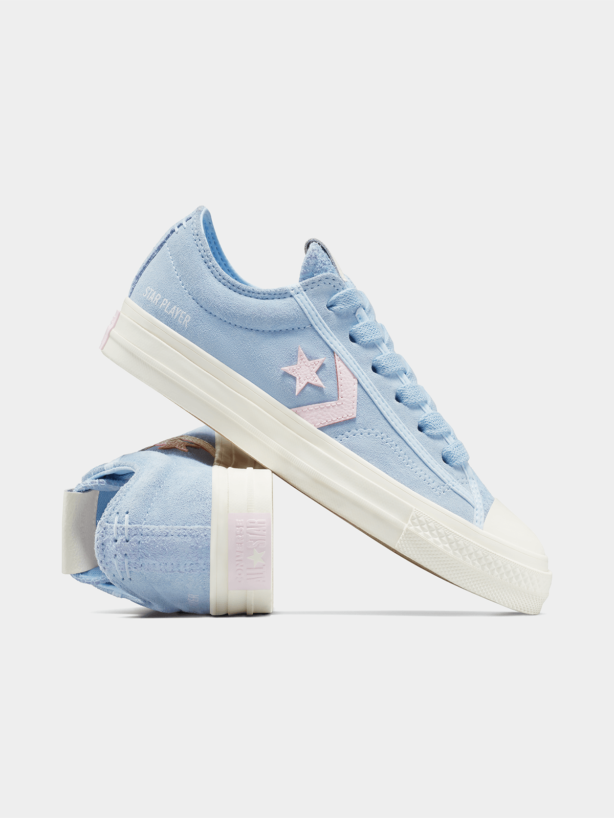 Converse Women's Star Player 76 Colourful Suede Blueberry Ice/Cream ...