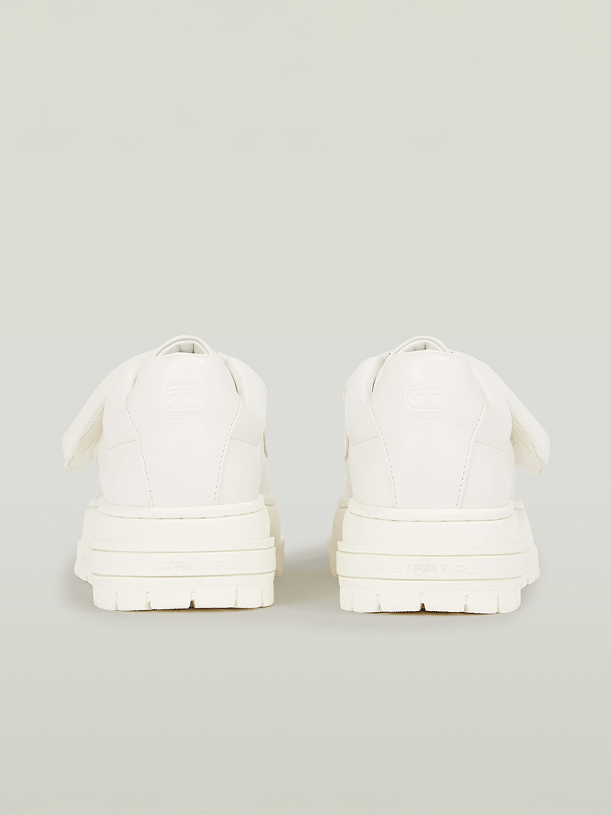 G-Star Women's Lhana II Velcro Leather White Sneakers | Bash