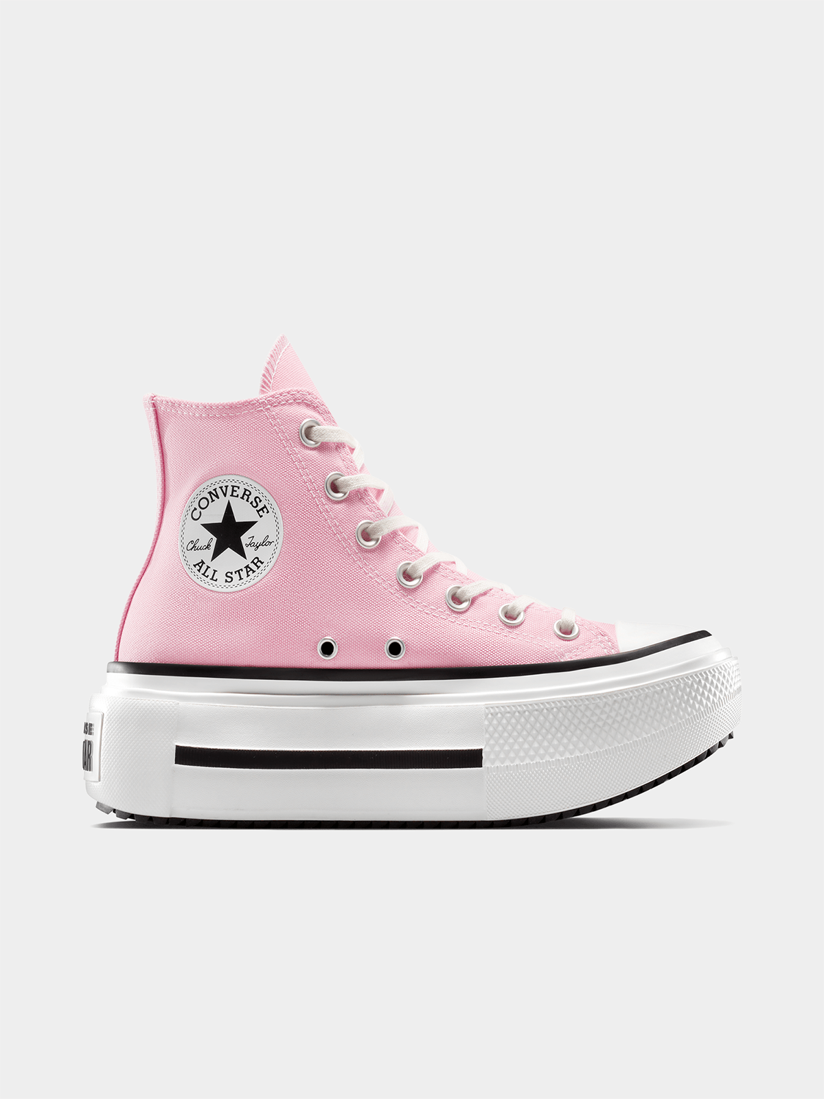 Converse Women's CTAS Lift Double Stack Pink/White Sneaker | Bash