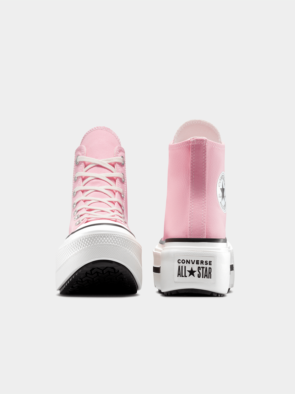 Converse Women's CTAS Lift Double Stack Pink/White Sneaker | Bash