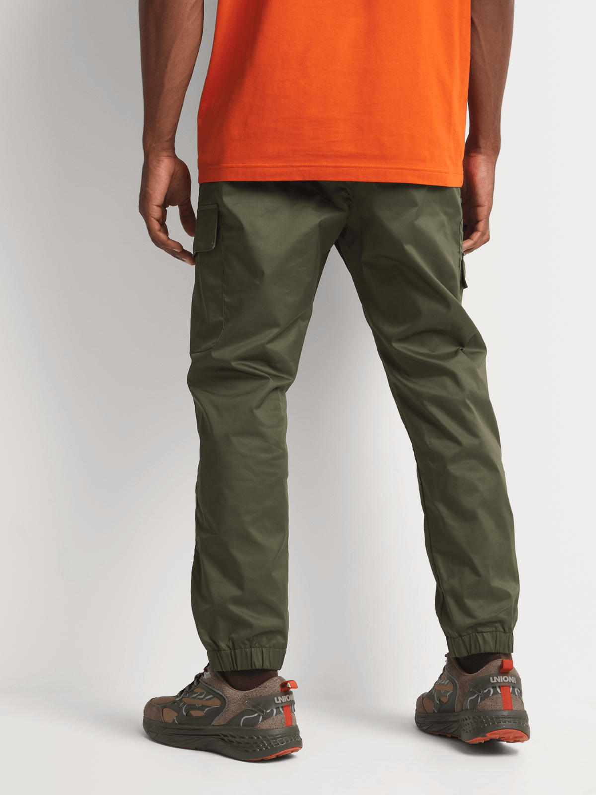 Markham Men's Technical Multi Cargo Dark Green Jogger | Bash