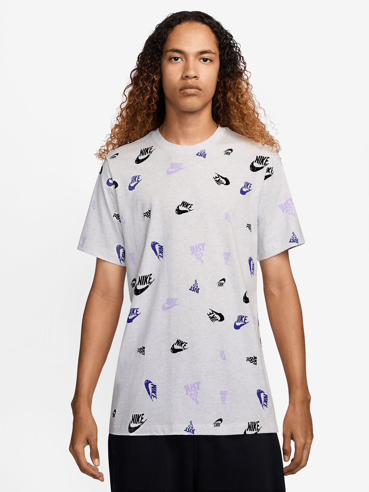 Nike Mens Sportswear Graphic Grey Tee | Bash