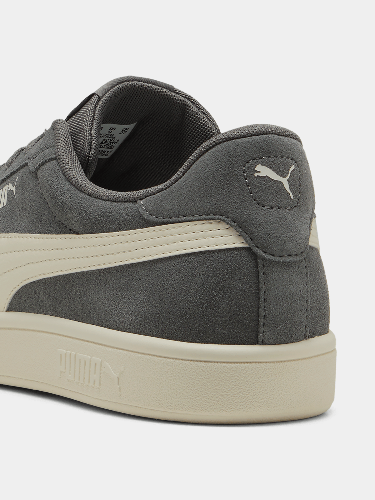 Puma Mens Smash 3.0 Grey Sneakers | Bash