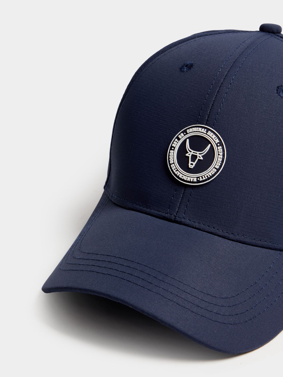 Men's Navy Peak Cap | Bash