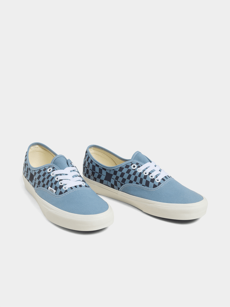 Vans Junior Warp Check Authentic Blue Sneaker | Bash