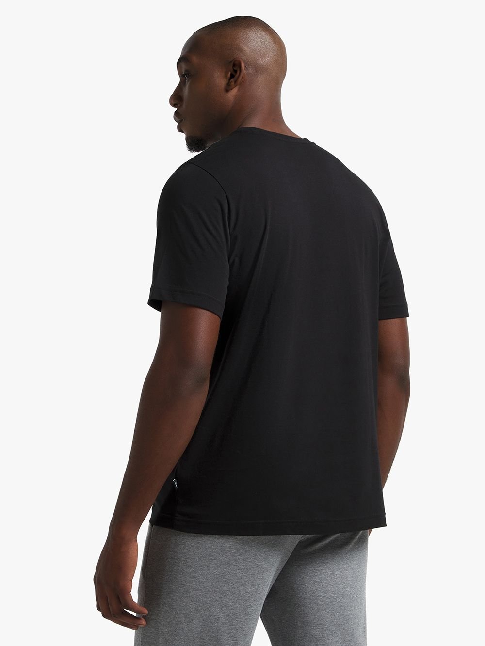 Men's Puma Essential Logo Black Tee | Bash