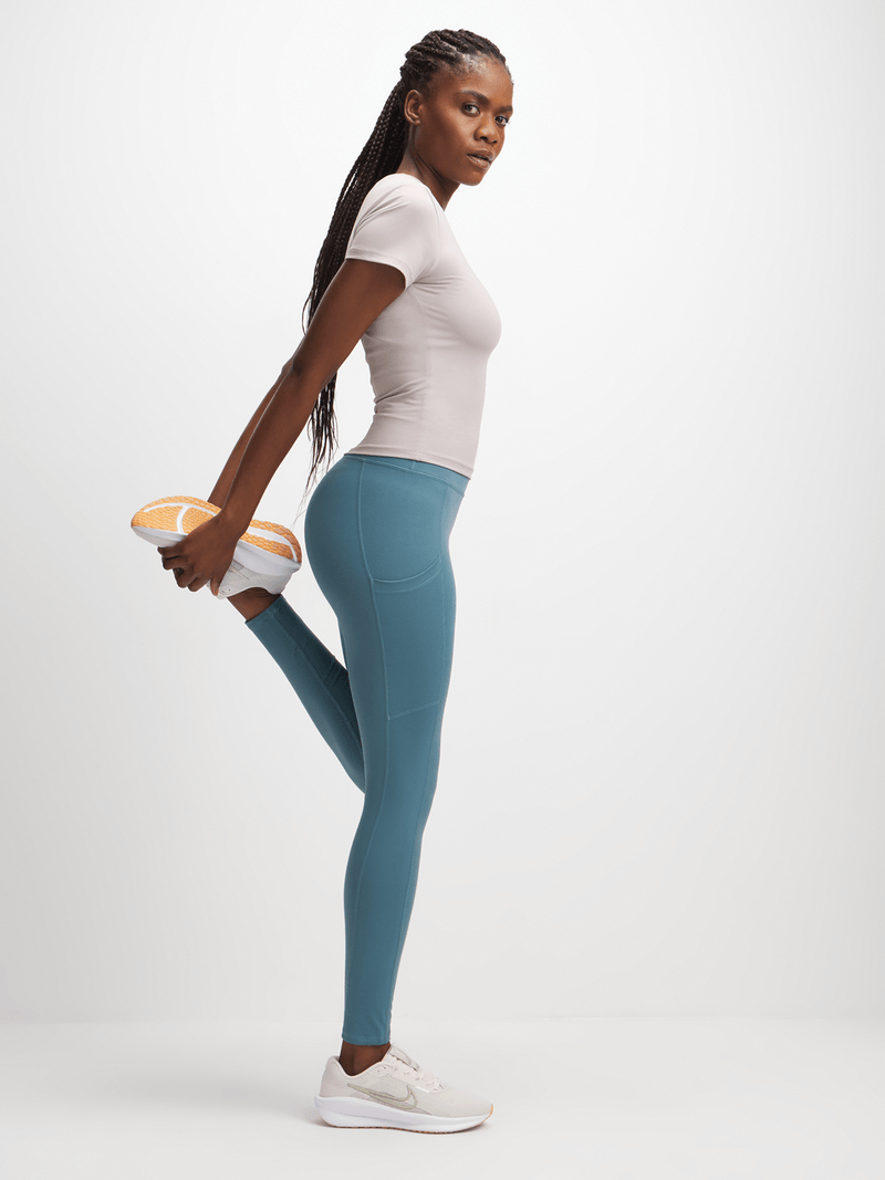 TS Womens Shape Luxe Winter Green Long Tights | Bash