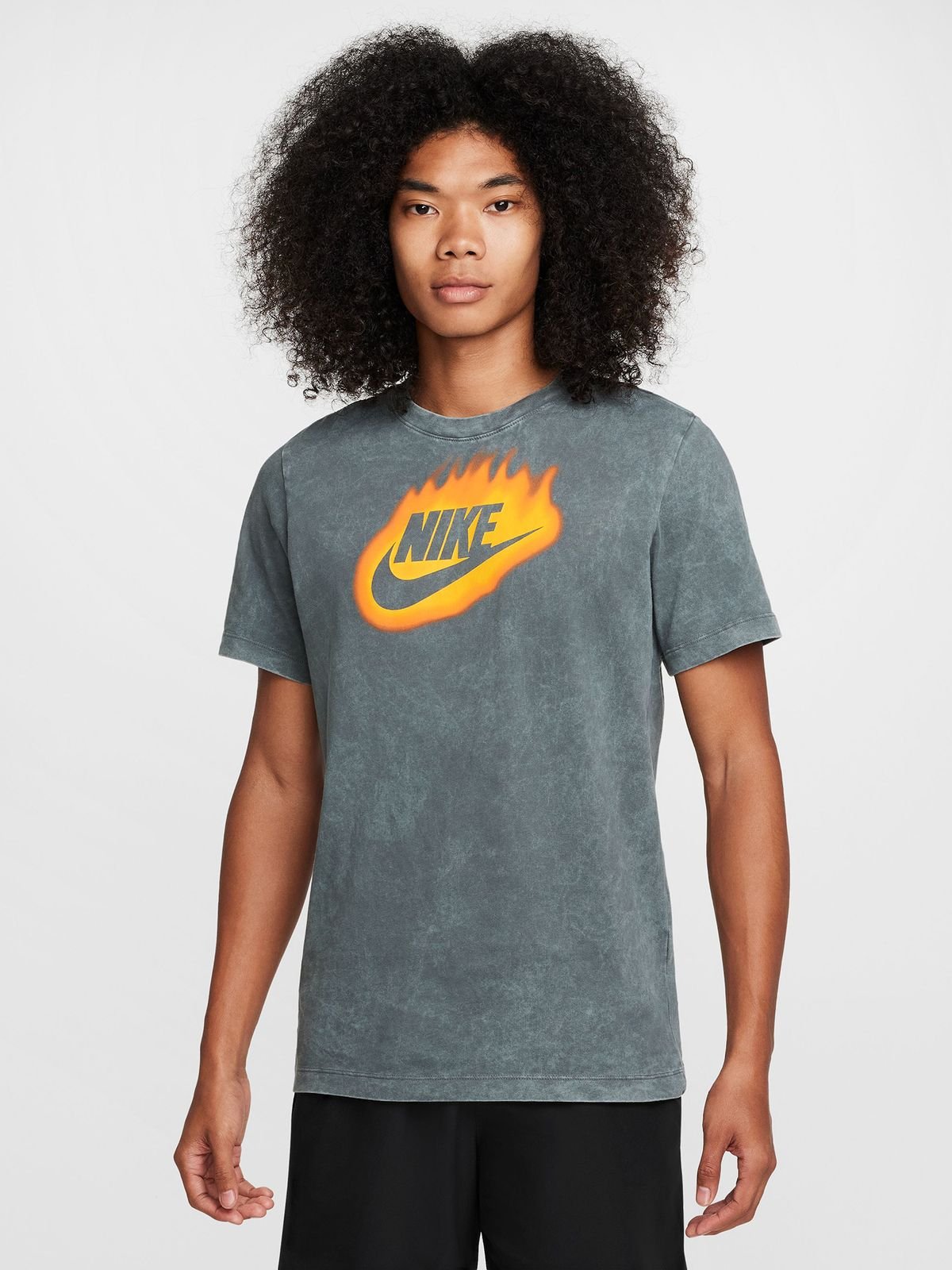 Nike Mens Dri-Fit Run DNA Iron Grey Tee | Bash