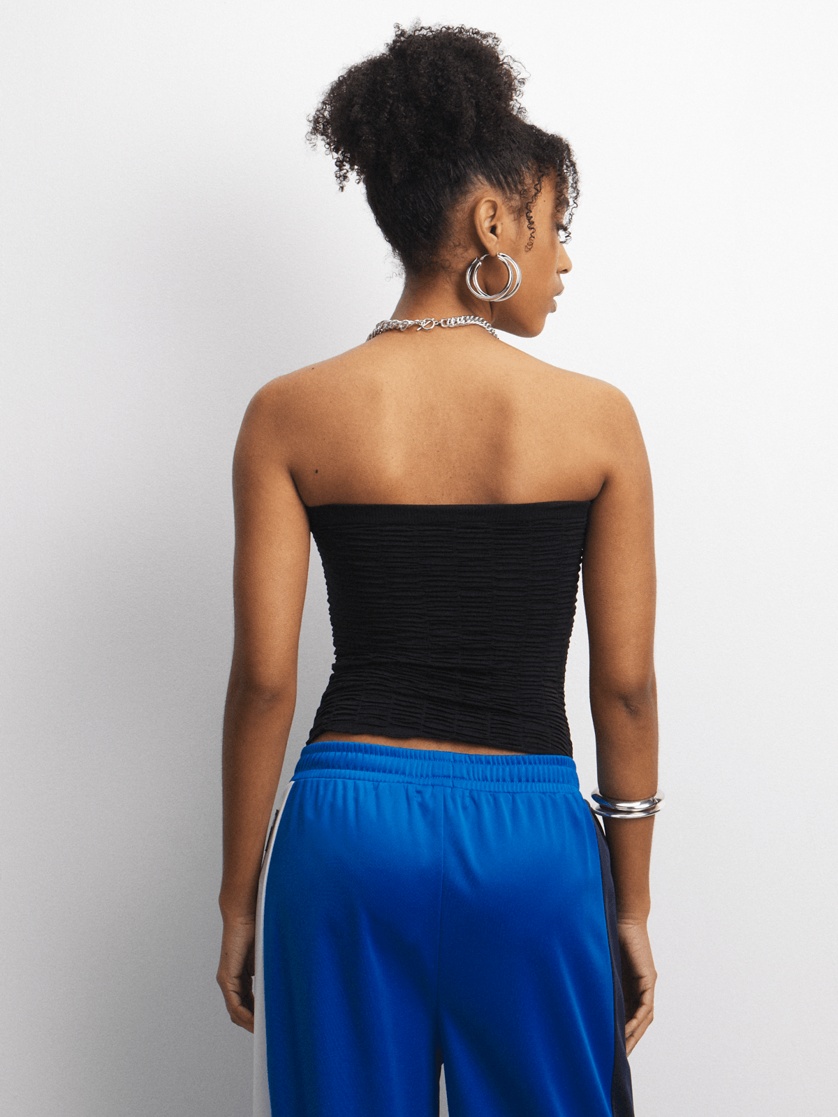 The FIX Women's Black Seamless Ruched Top | Bash