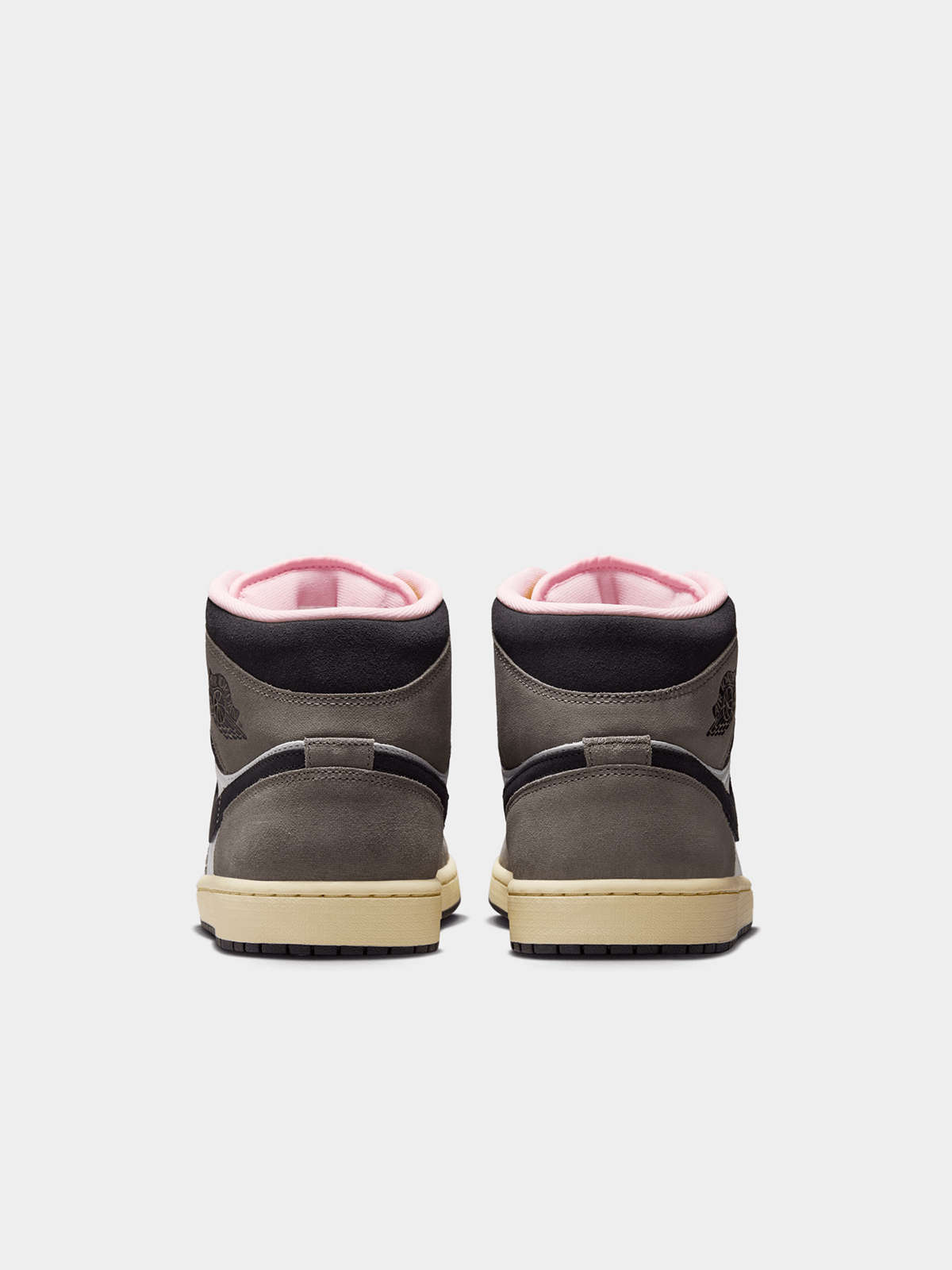 Jordan Men's 1 Mid SE White/Grey Sneaker | Bash