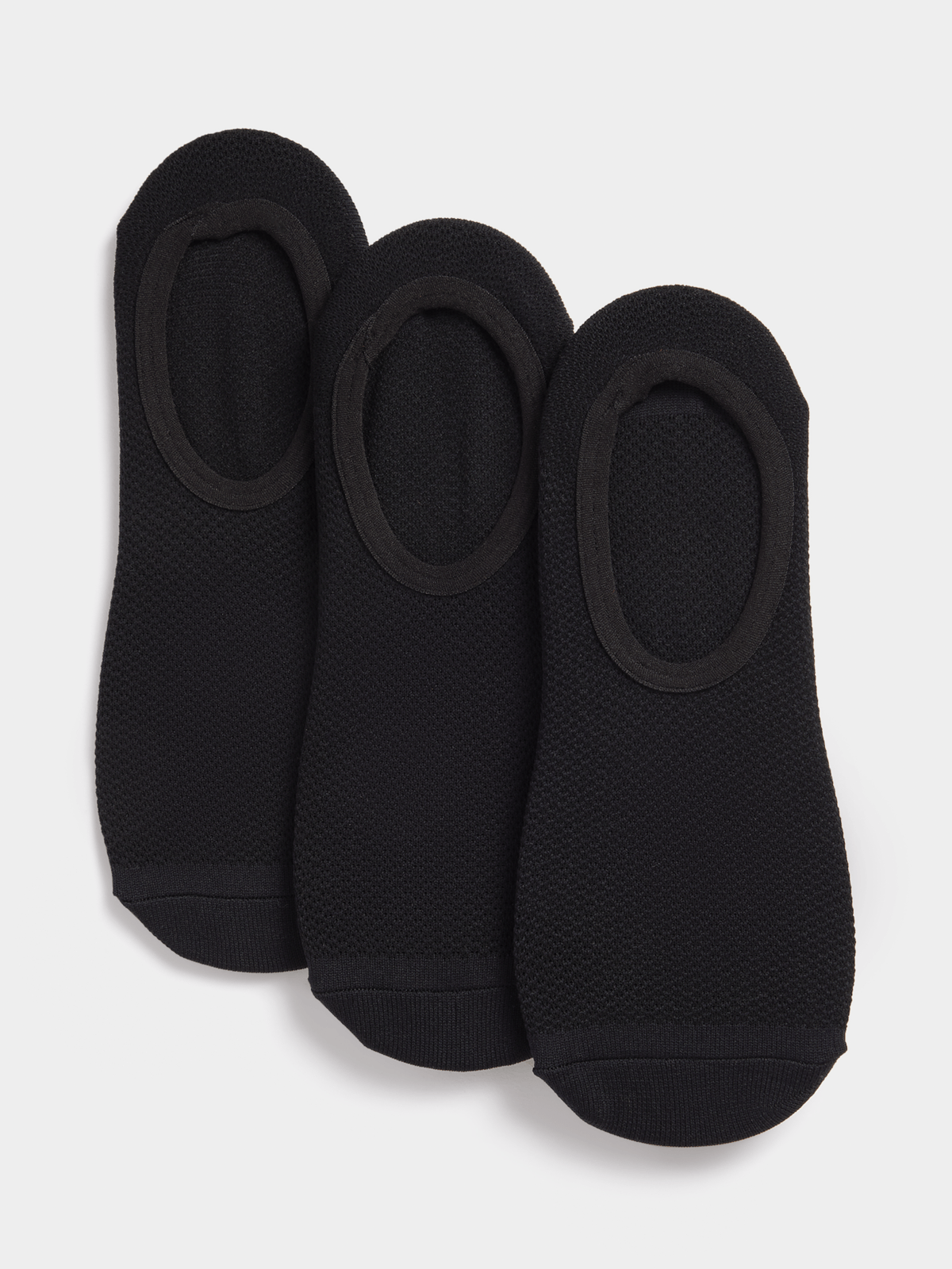 TS 3-Pack Invisible Black Mesh Socks | Bash