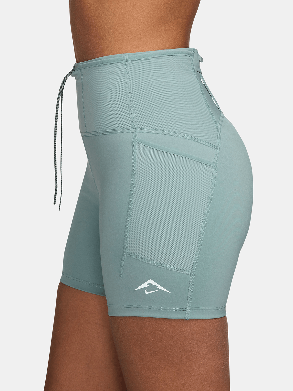 Nike Womens Trail Dri-Fit 4 Inch Cannon/Summit White Shorts | Bash