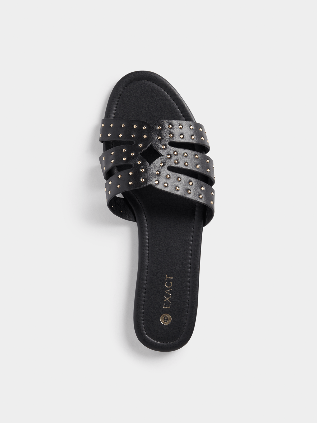 Exact Women's Black Studded Sandals | Bash