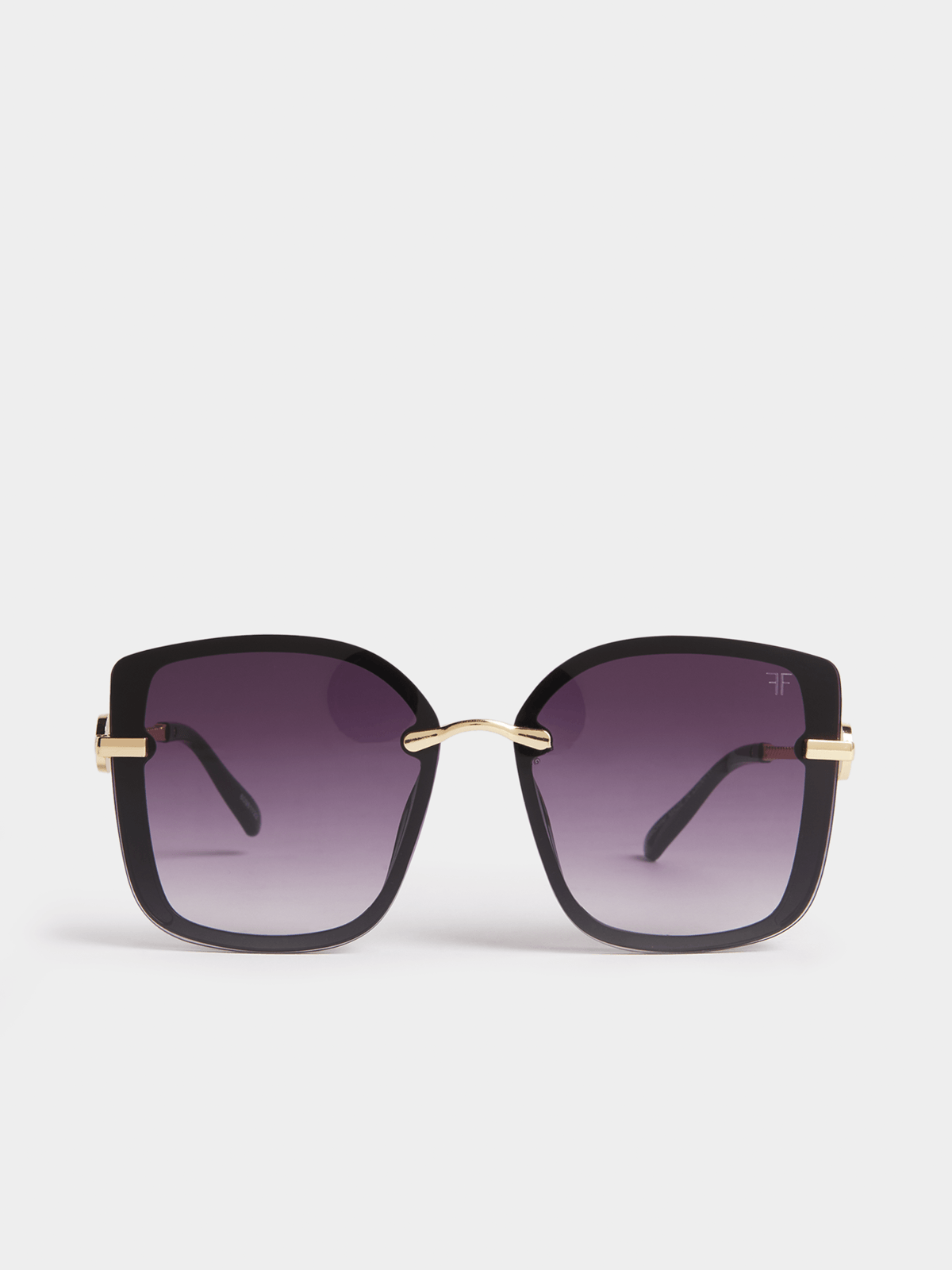 Embellished Temple Square Sunglasses | Bash