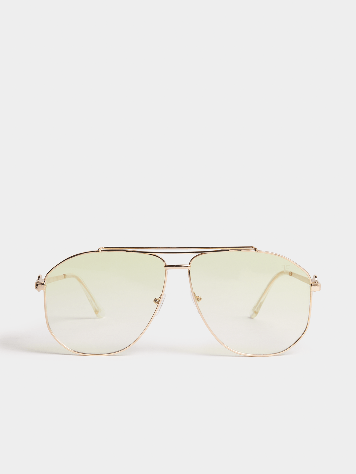 Metal Angular Aviator Sunglasses | Bash