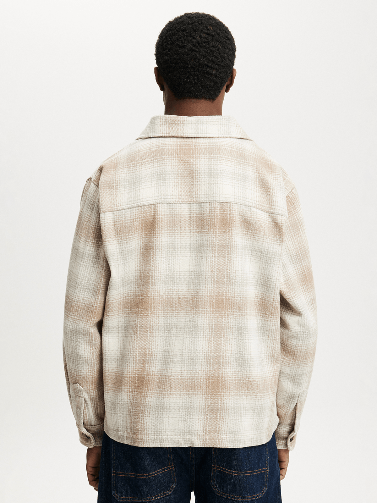 Men's Cotton On White Boxy Overshirt | Bash