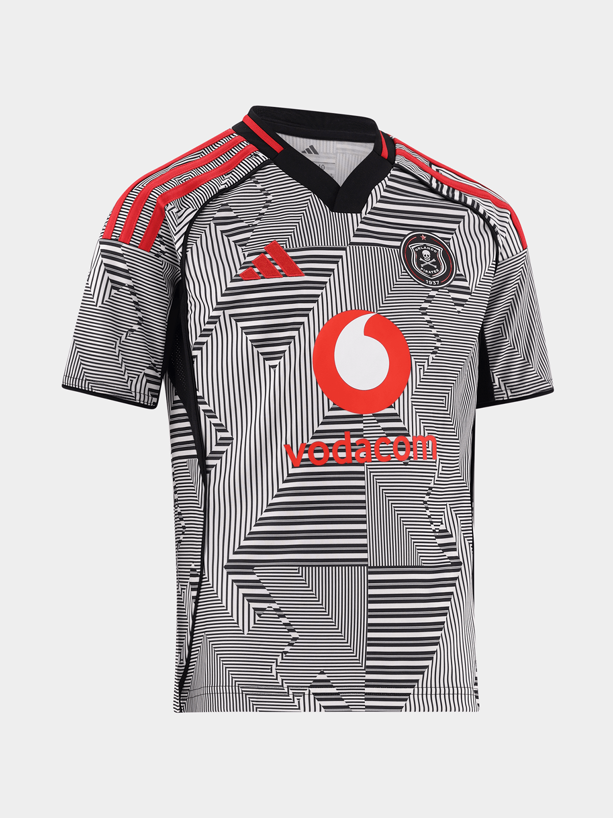 adidas Youth Orlando Pirates Away 25/26 Grey Stadium Jersey | Bash