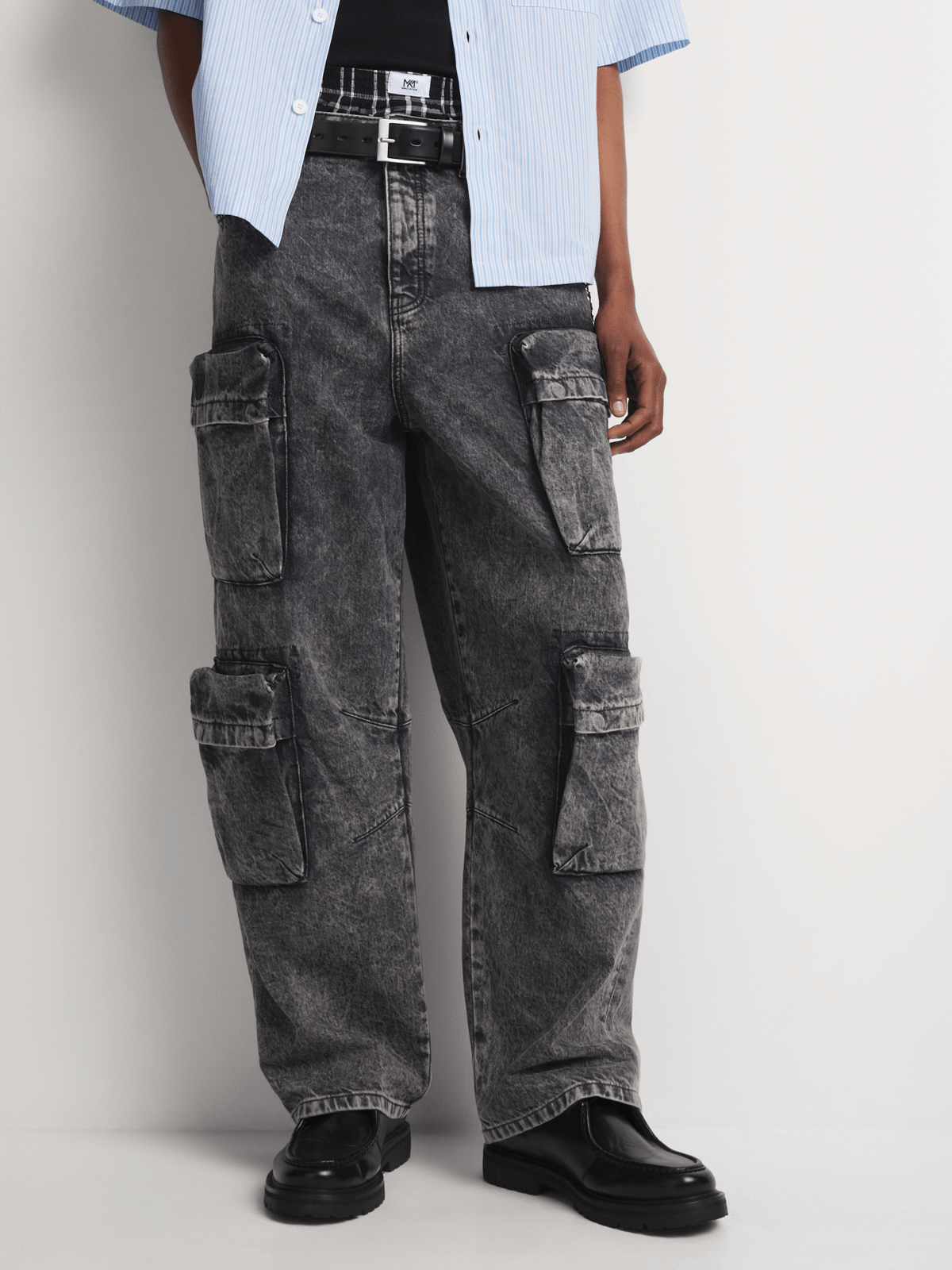 Relay Jeans Men's Black Marble Loose Denim Jean | Bash