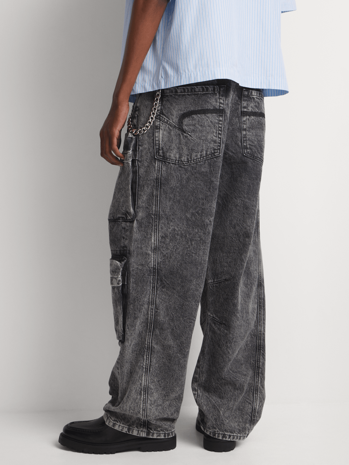 Relay Jeans Men's Black Marble Loose Denim Jean | Bash