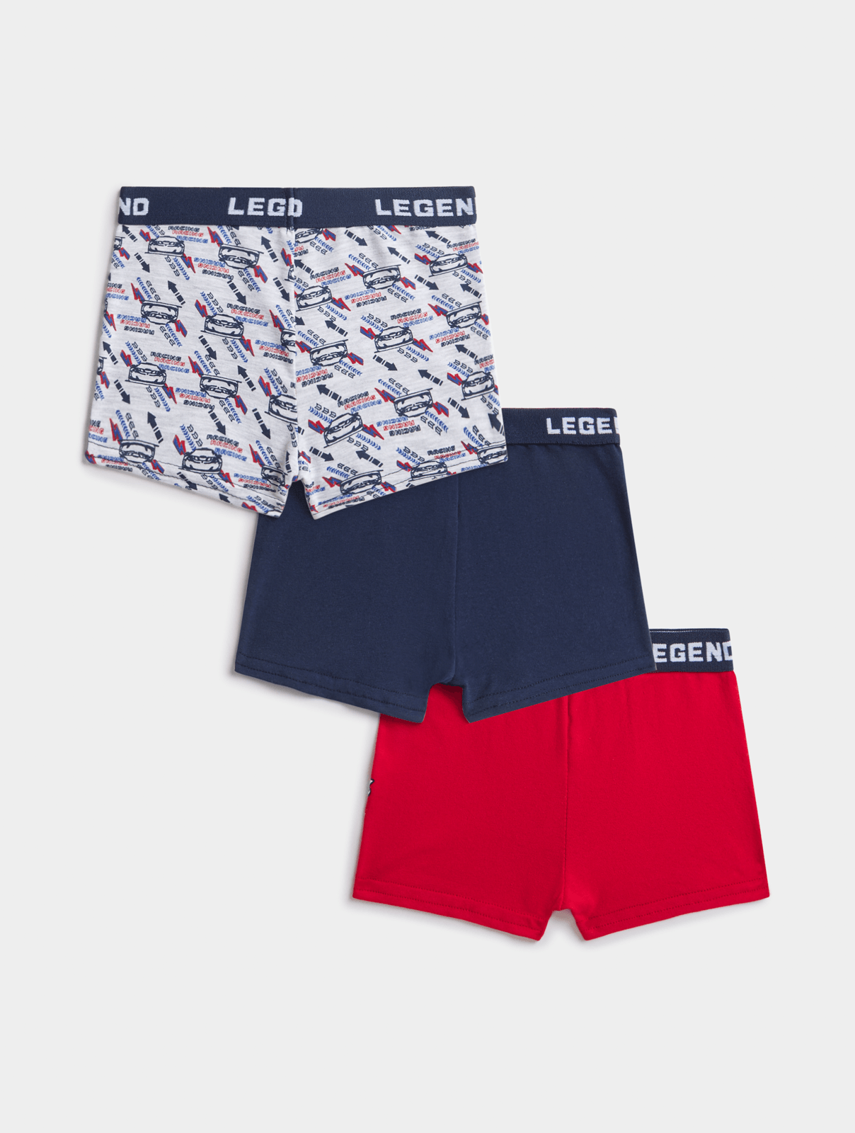 Jet Younger Boys Multicolour 5 Pack Racing Car Trunks | Bash