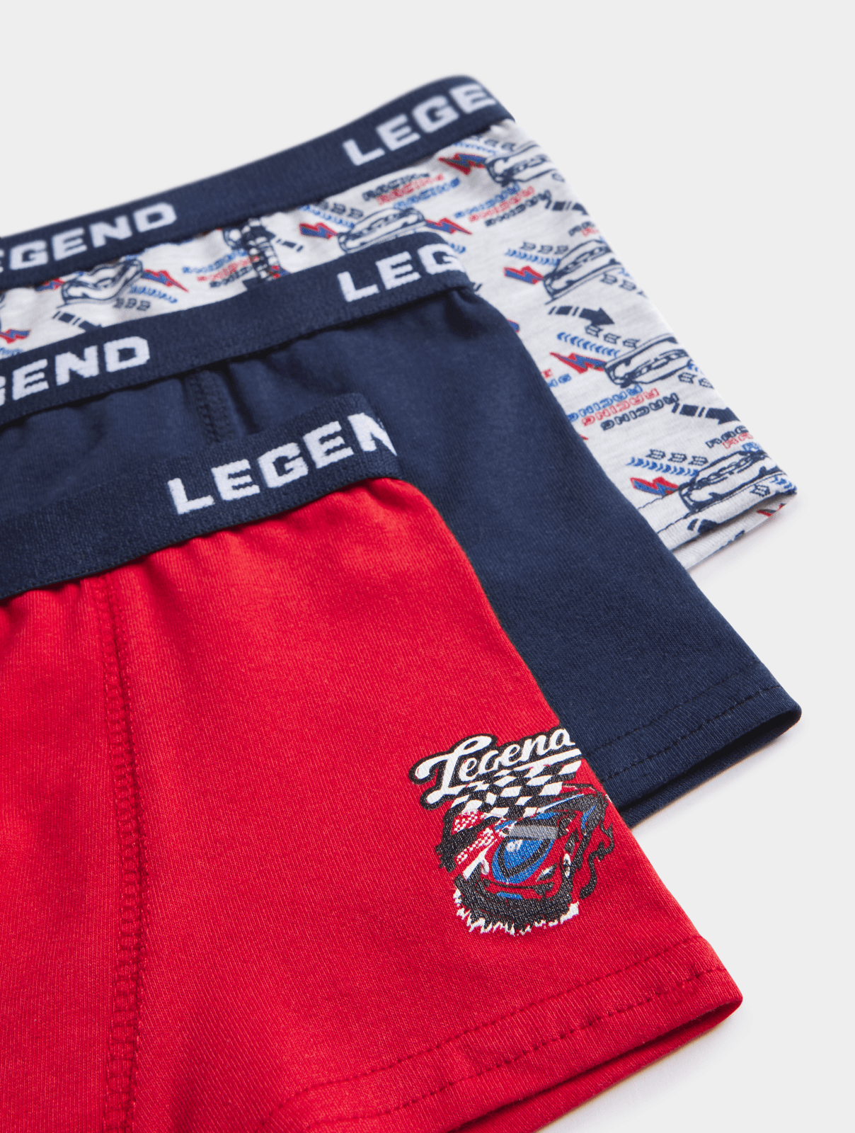 Jet Younger Boys Multicolour 5 Pack Racing Car Trunks | Bash