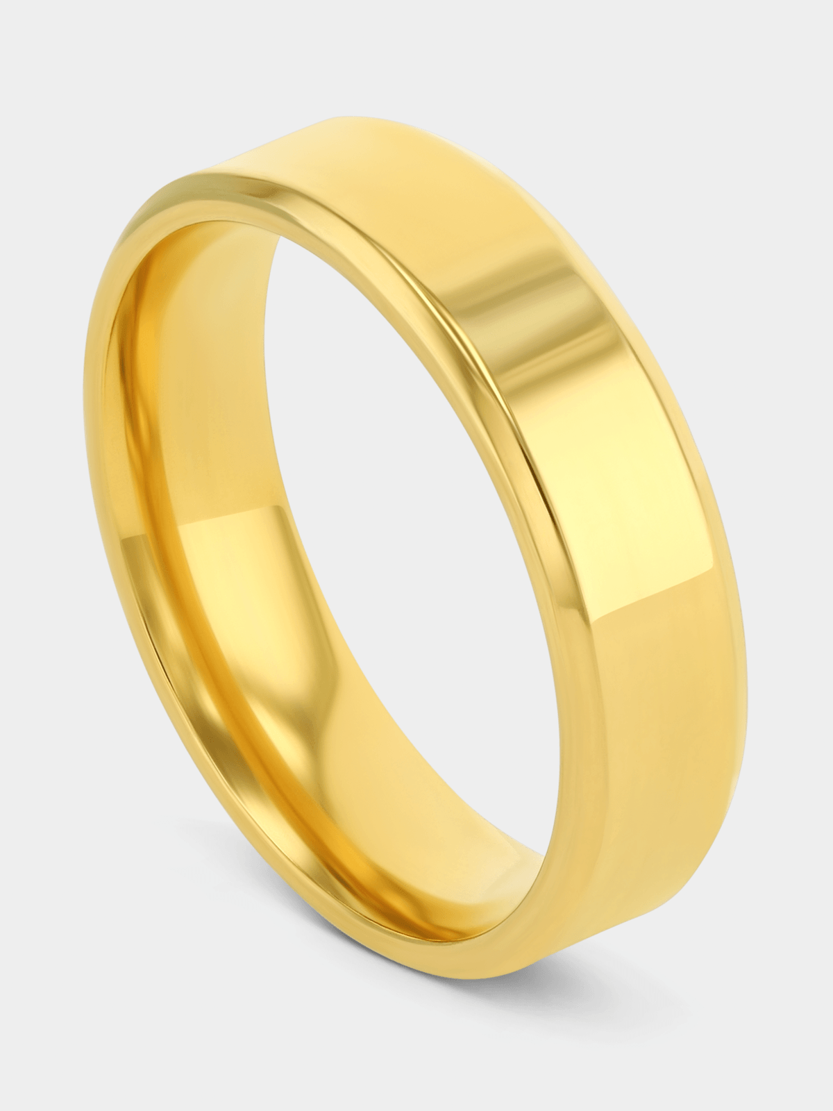 Stainless Steel Satin Finish Bevelled Edge Ring | Bash