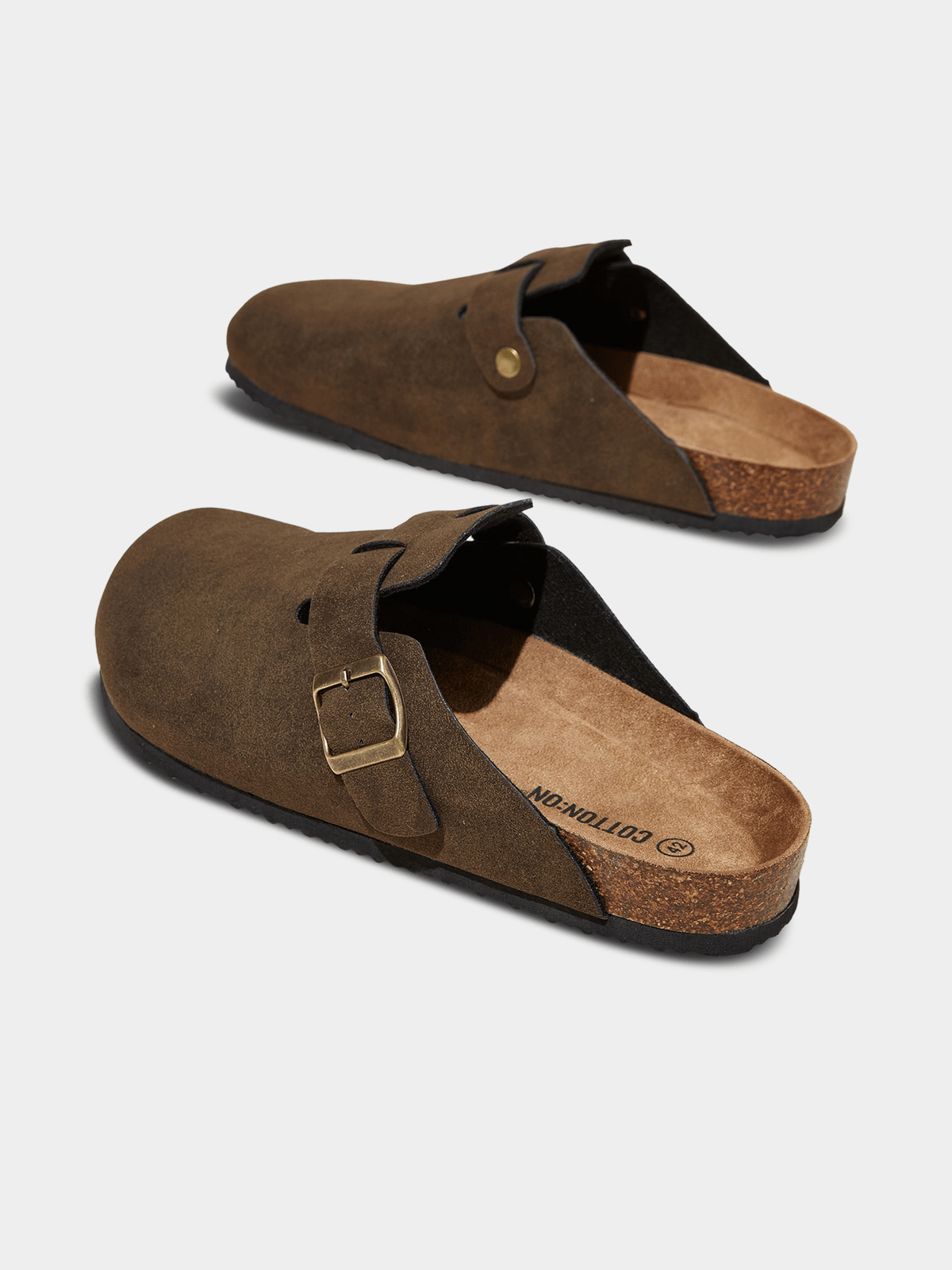 Men's Cotton On Closed Toe Buckle Slides | Bash