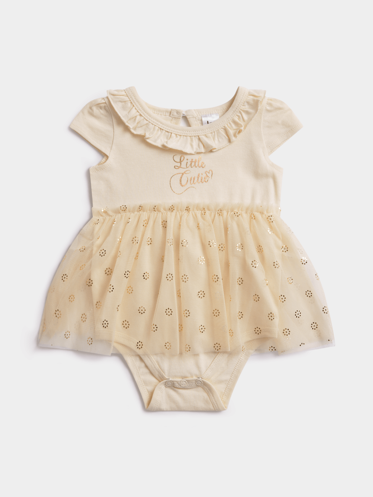 Jet Infant Girls Yellow Little Cutie Tutu Bodyvest | Bash