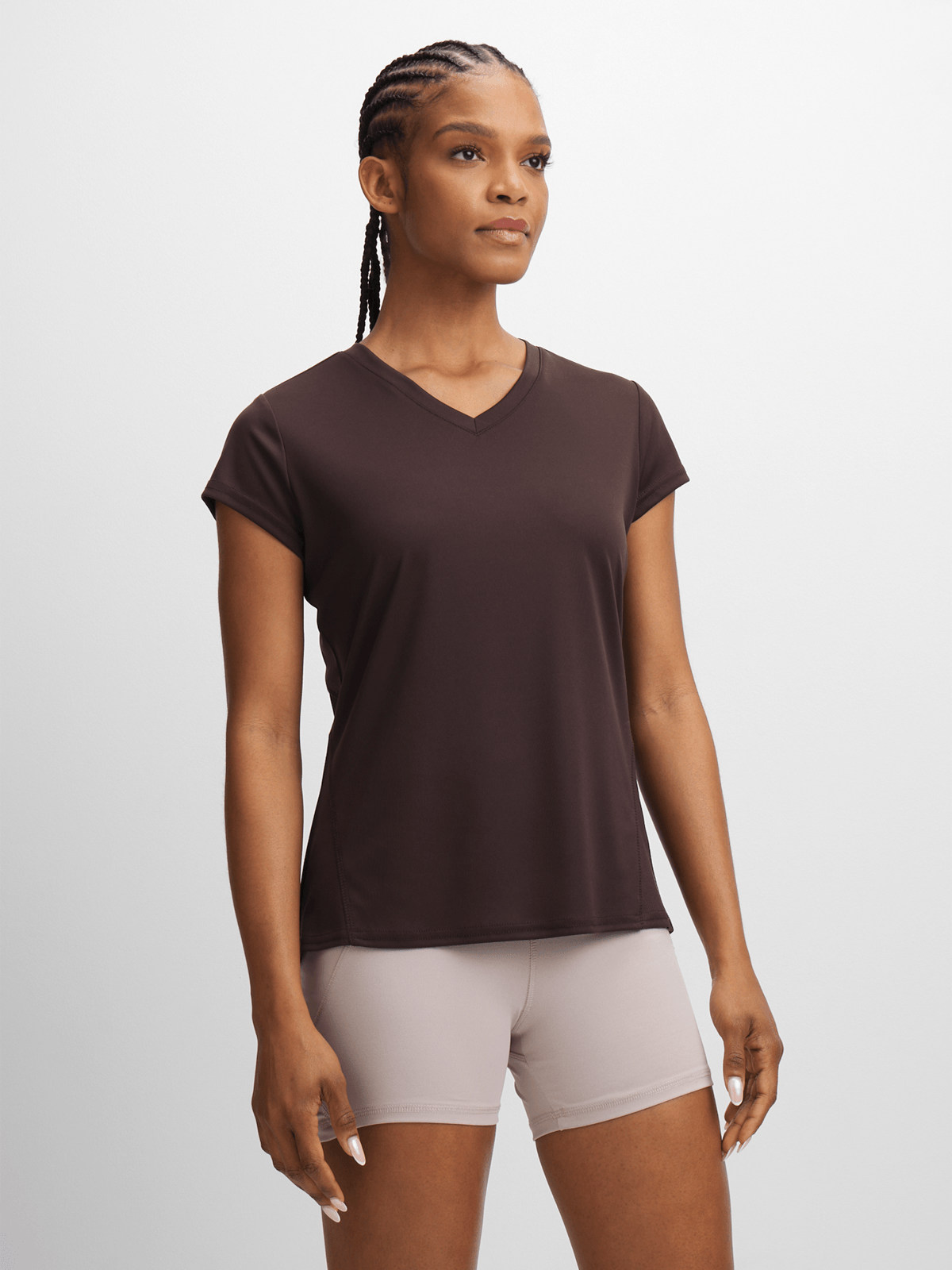 TS Womens Dri-Tech® Performance Chocolate Tee | Bash