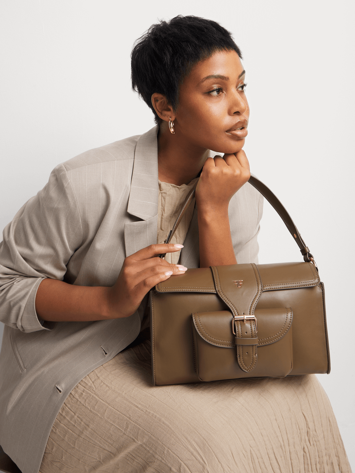 Utility Buckle Shoulder Bag | Bash