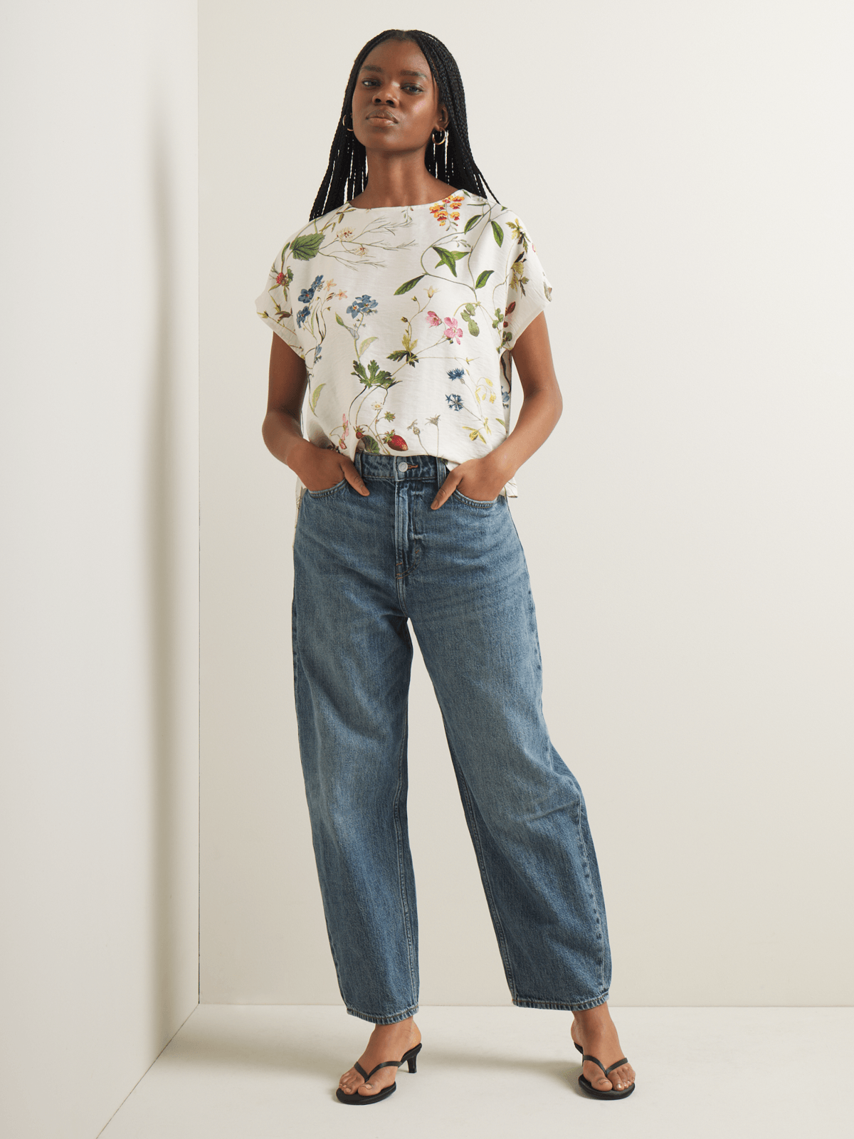 Women's Iconography Slash Neck Shell Top | Bash