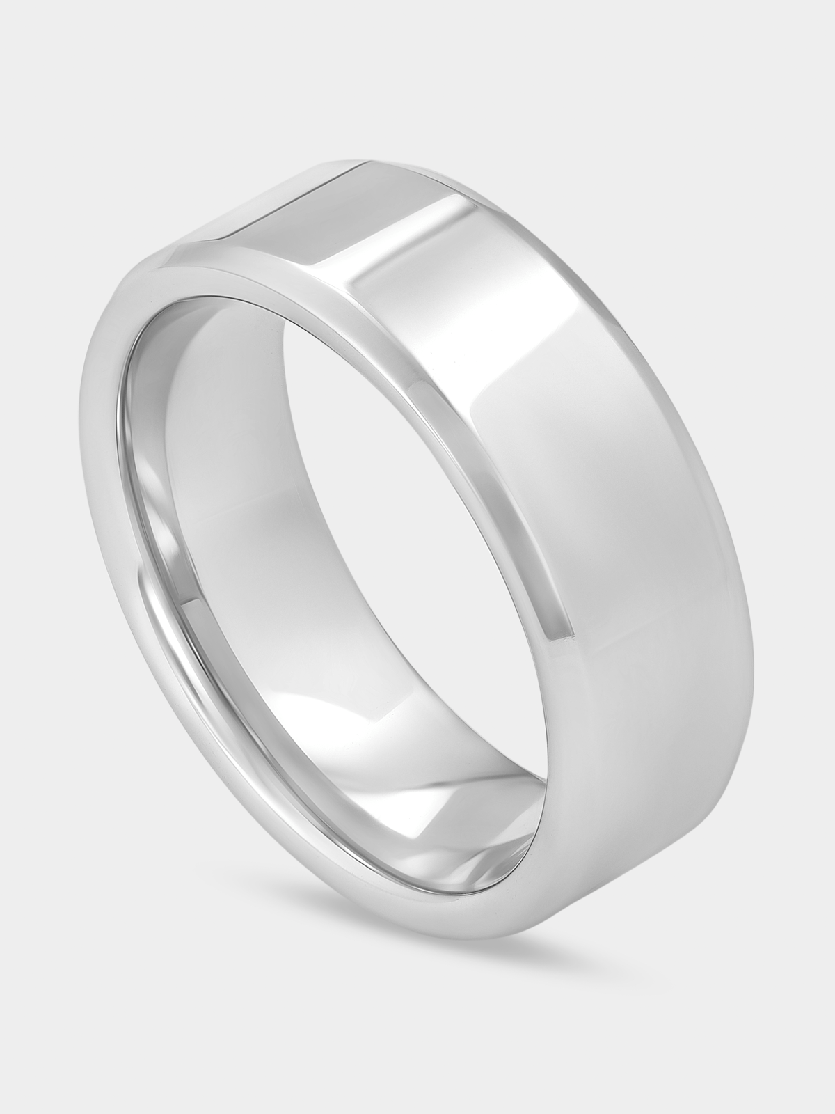 Colbalt Beveled Edge Comfort Fit Ring | Bash