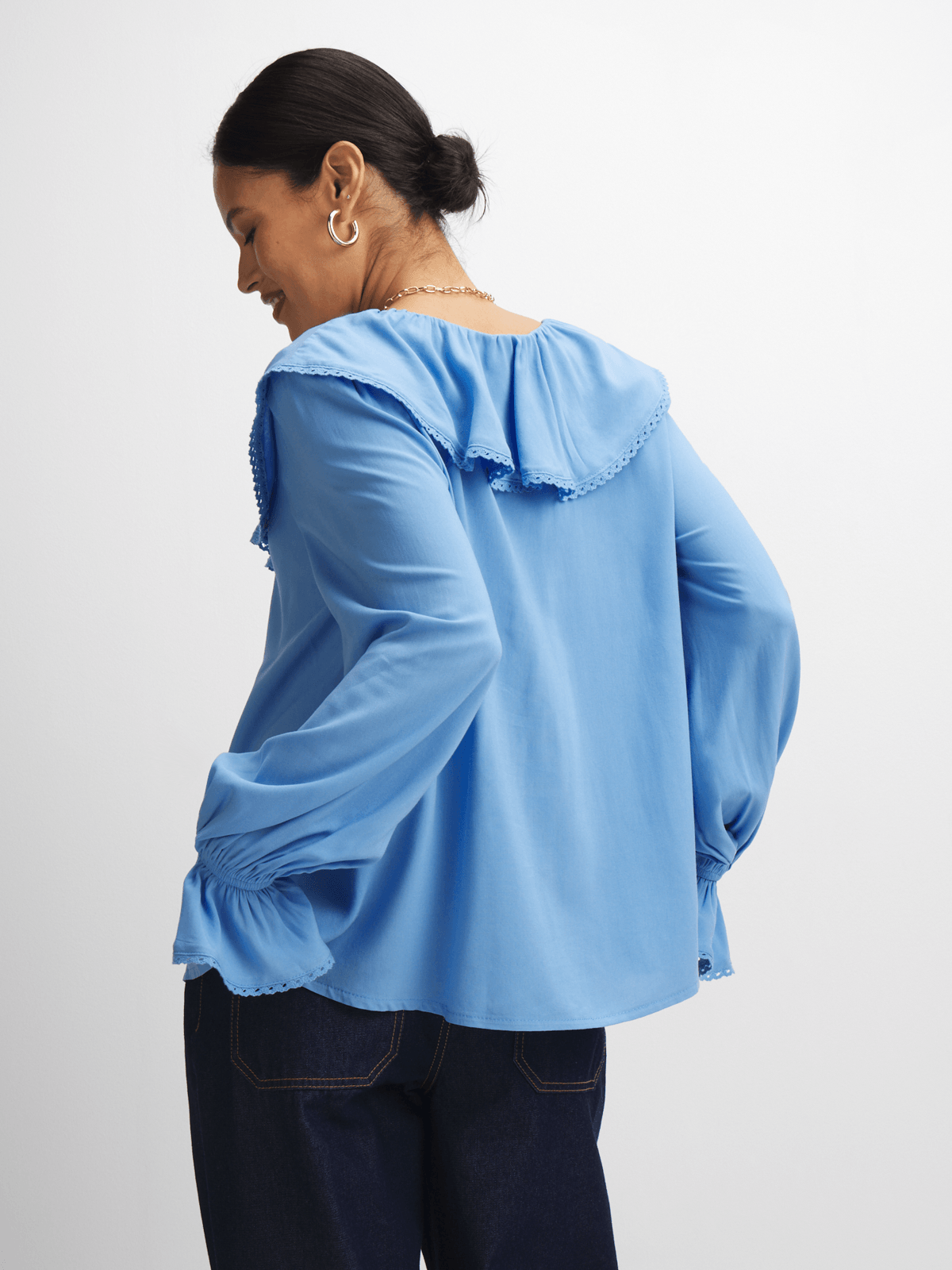 Jet Women's Light Blue Pretty Blouse | Bash