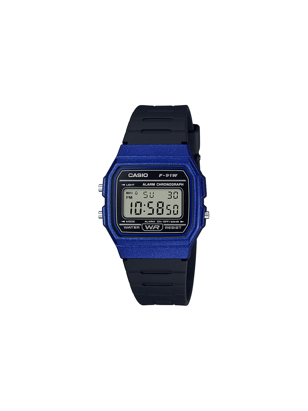 Casio Retro Black and Blue Digital Watch | Bash