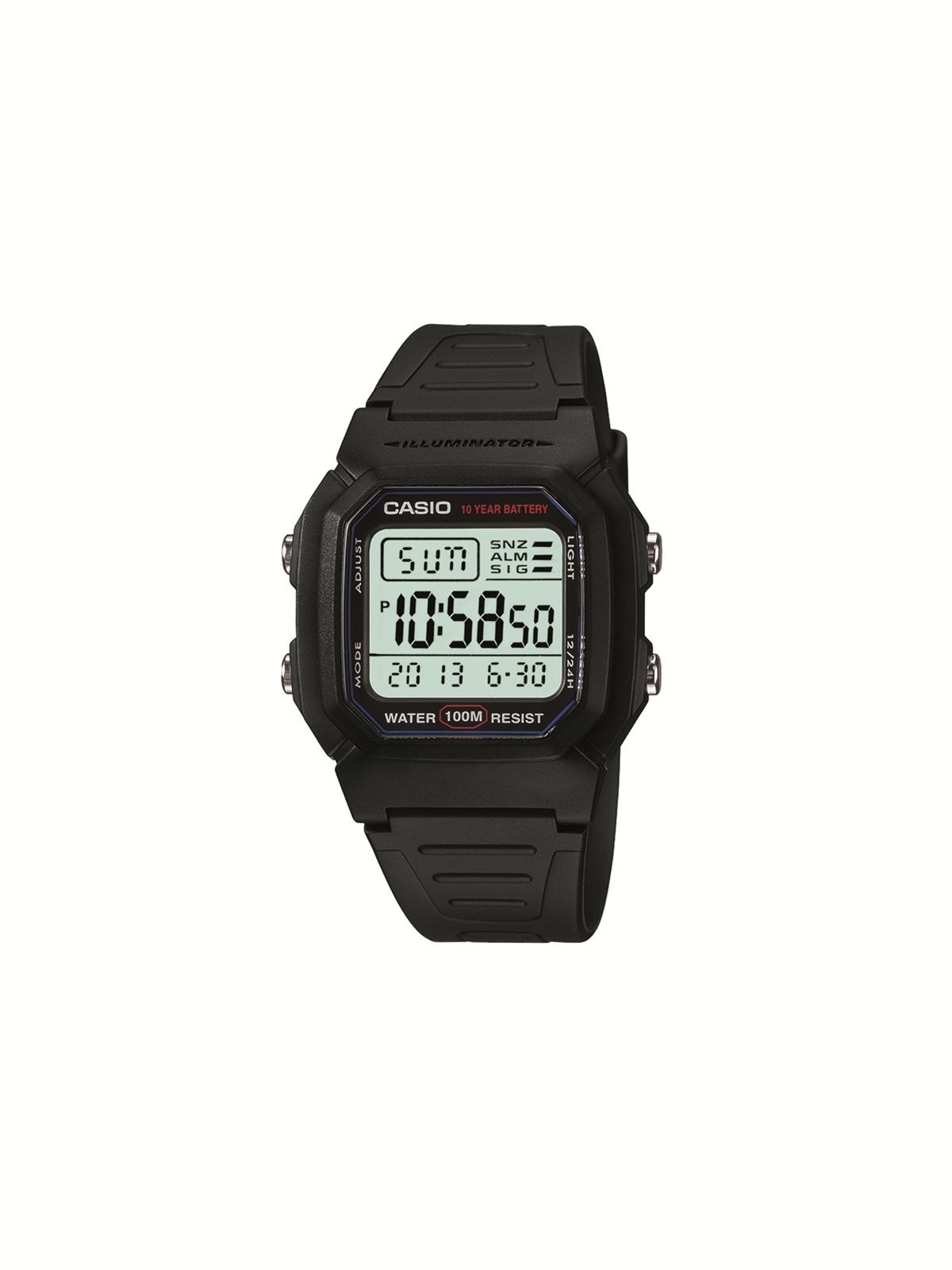 Casio Retro Black Resin Watch | Bash