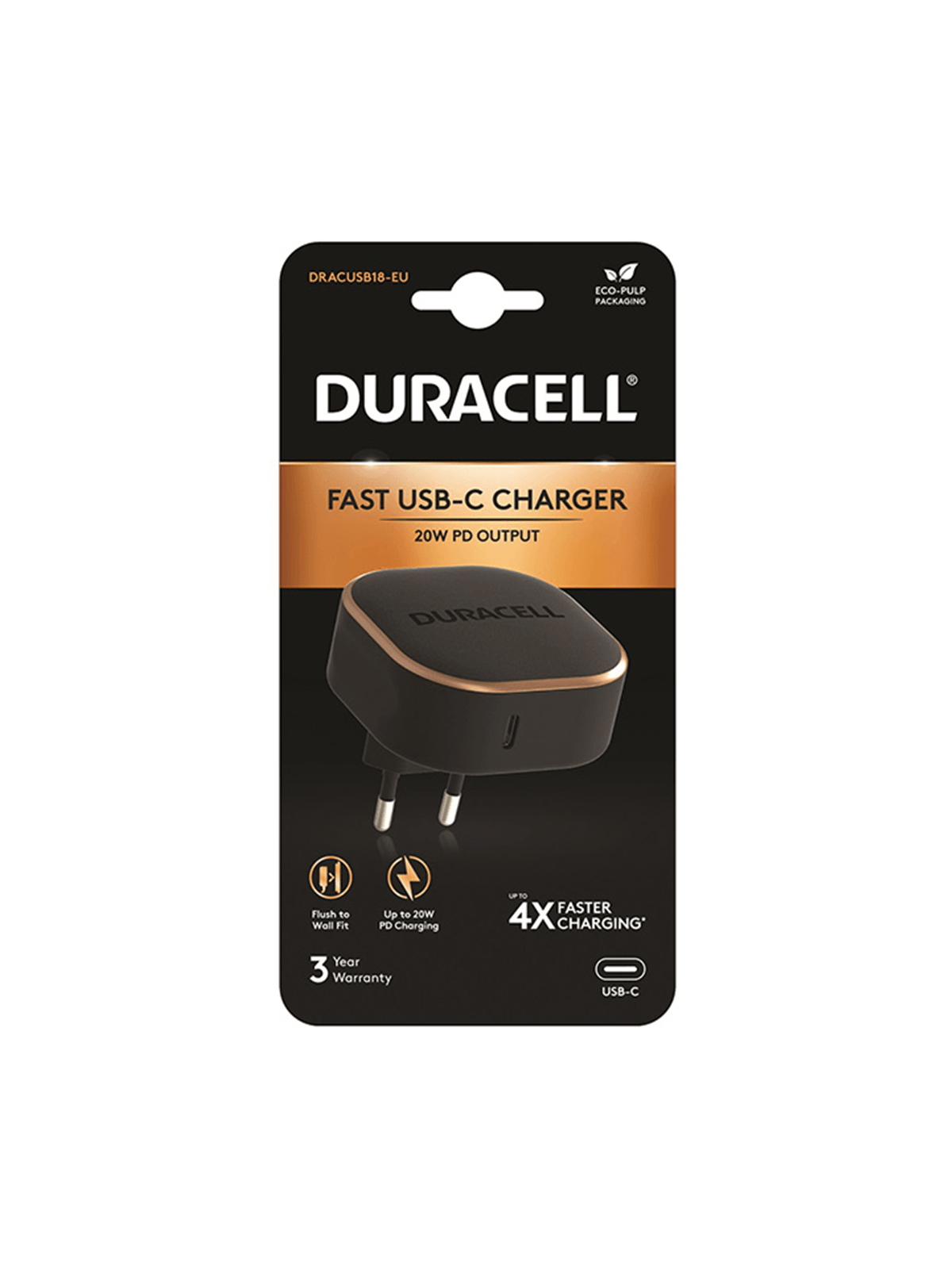 Duracell 20W PD Fast USB Type C Wall Charger | Bash