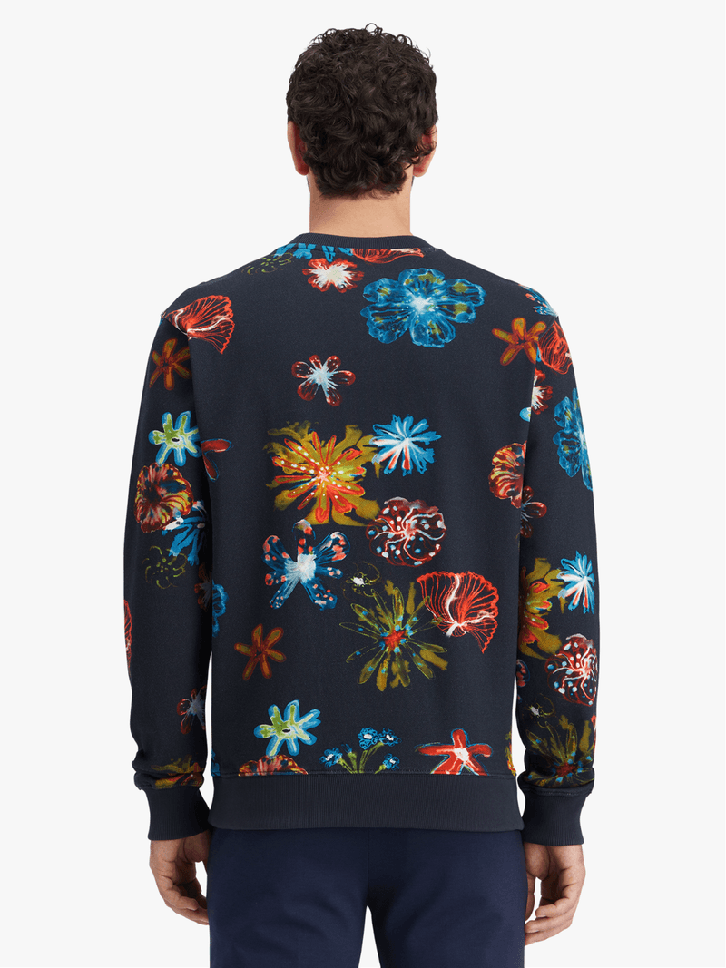 Men's Scotch & Soda Multi All Over Digital Print Sweater | Bash