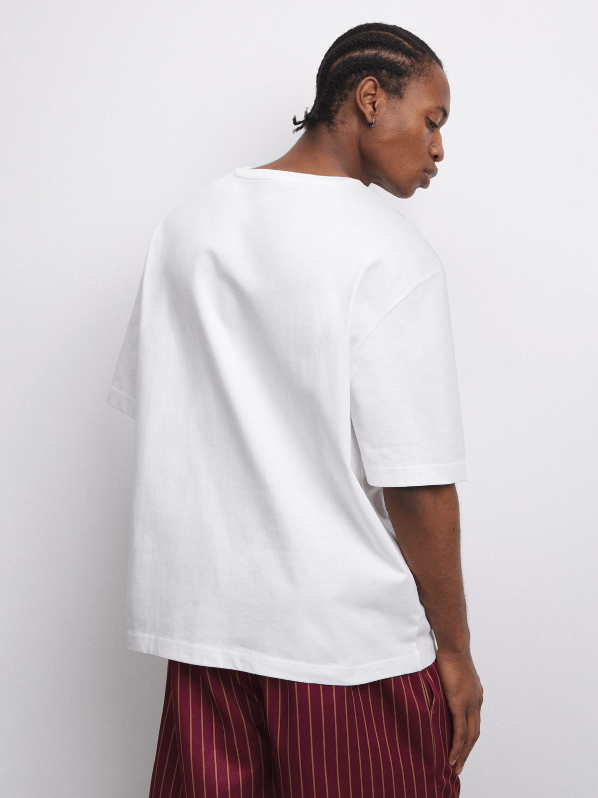 The FIX Men's White Boxy Top | Bash