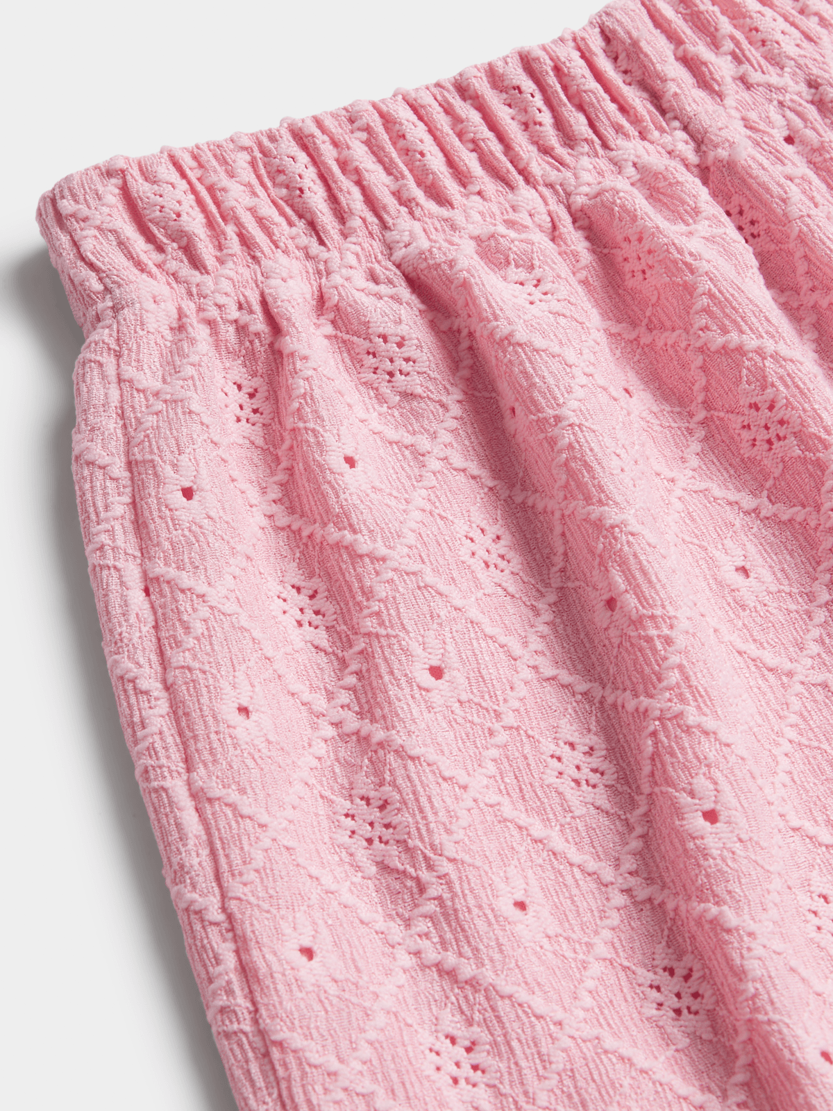 Exact Younger Girl's Pink Knit Lace Shorts | Bash