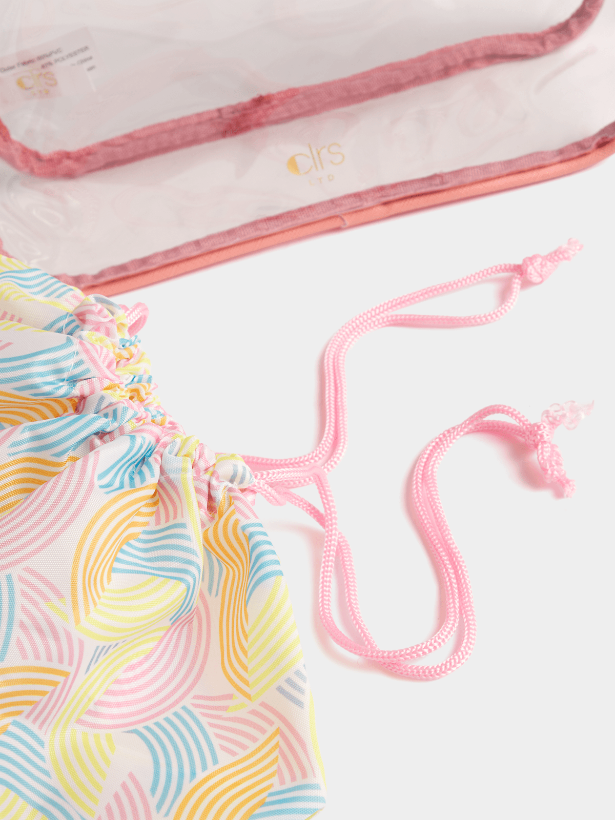 Colours Limited Pink/Multicolour 2 Piece Cosmetic Bag | Bash