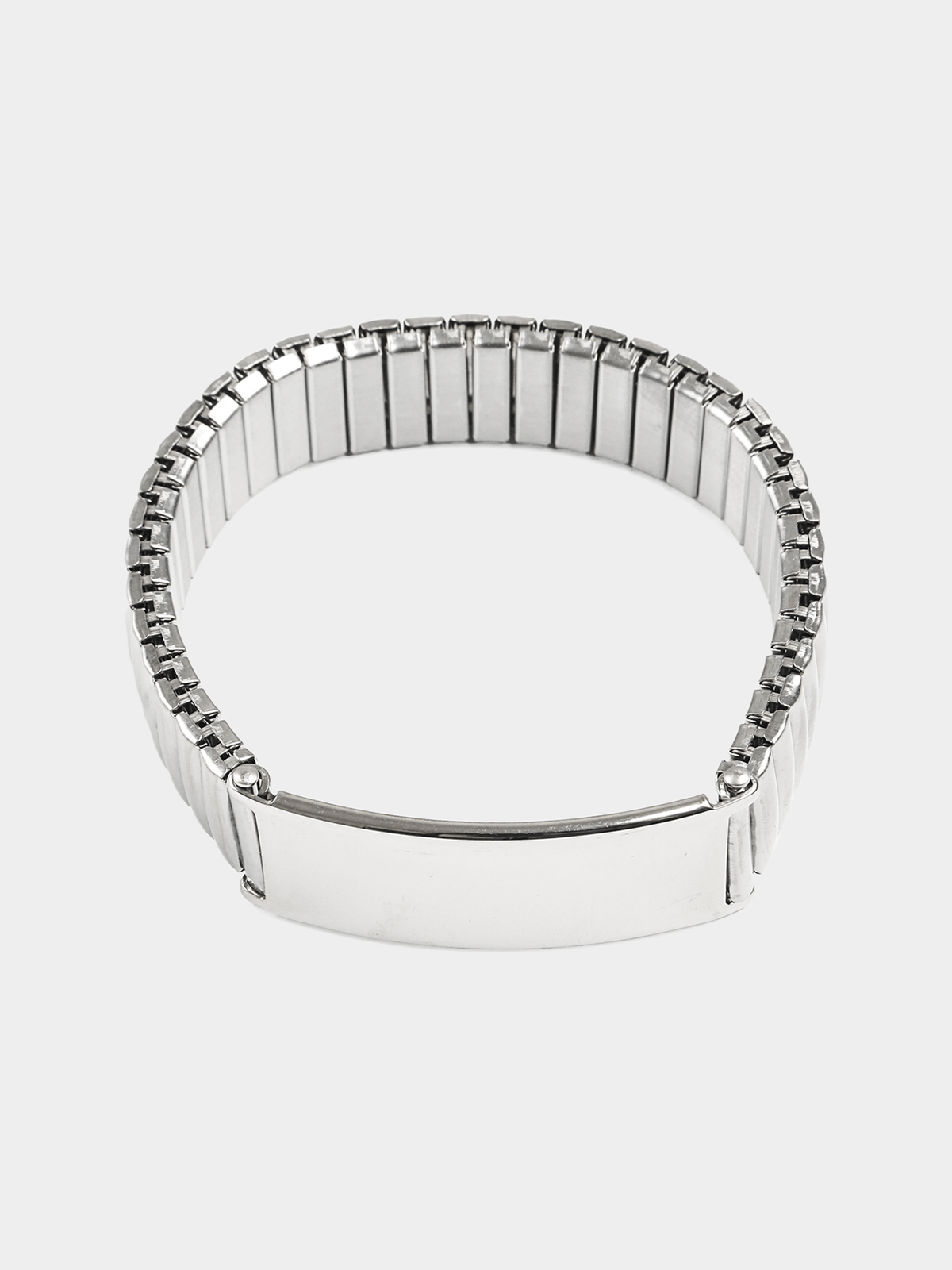 Markham Men's Stainless Steel Expansion Silver Bracelet | Bash
