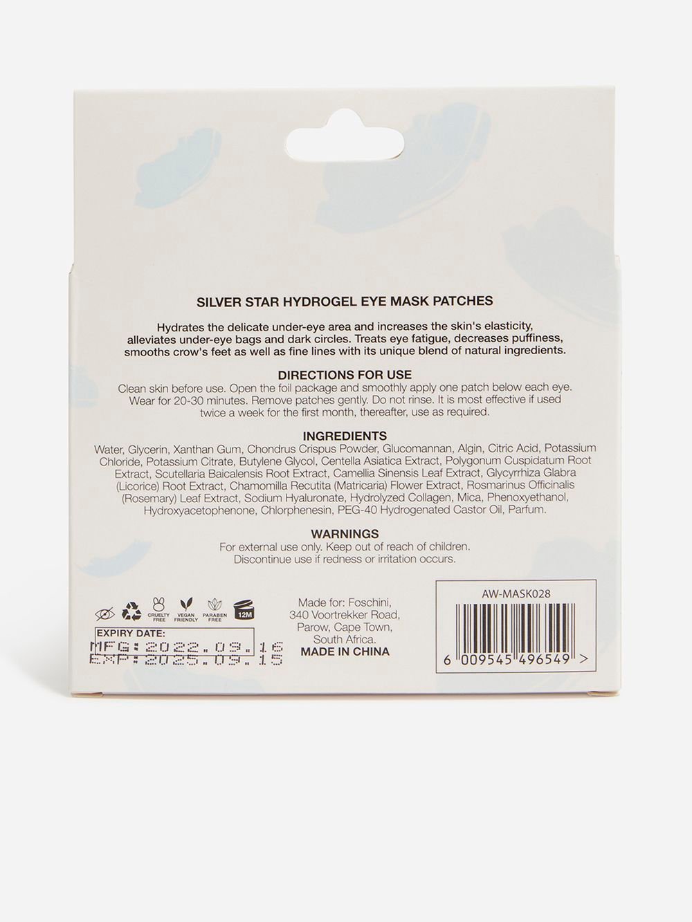 Foschini All Woman Hydro Gel Eye Patches - Crystal Collagen | Bash